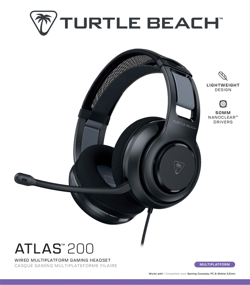 Turtle Beach Atlas 200 MP- Black | PAN Vision