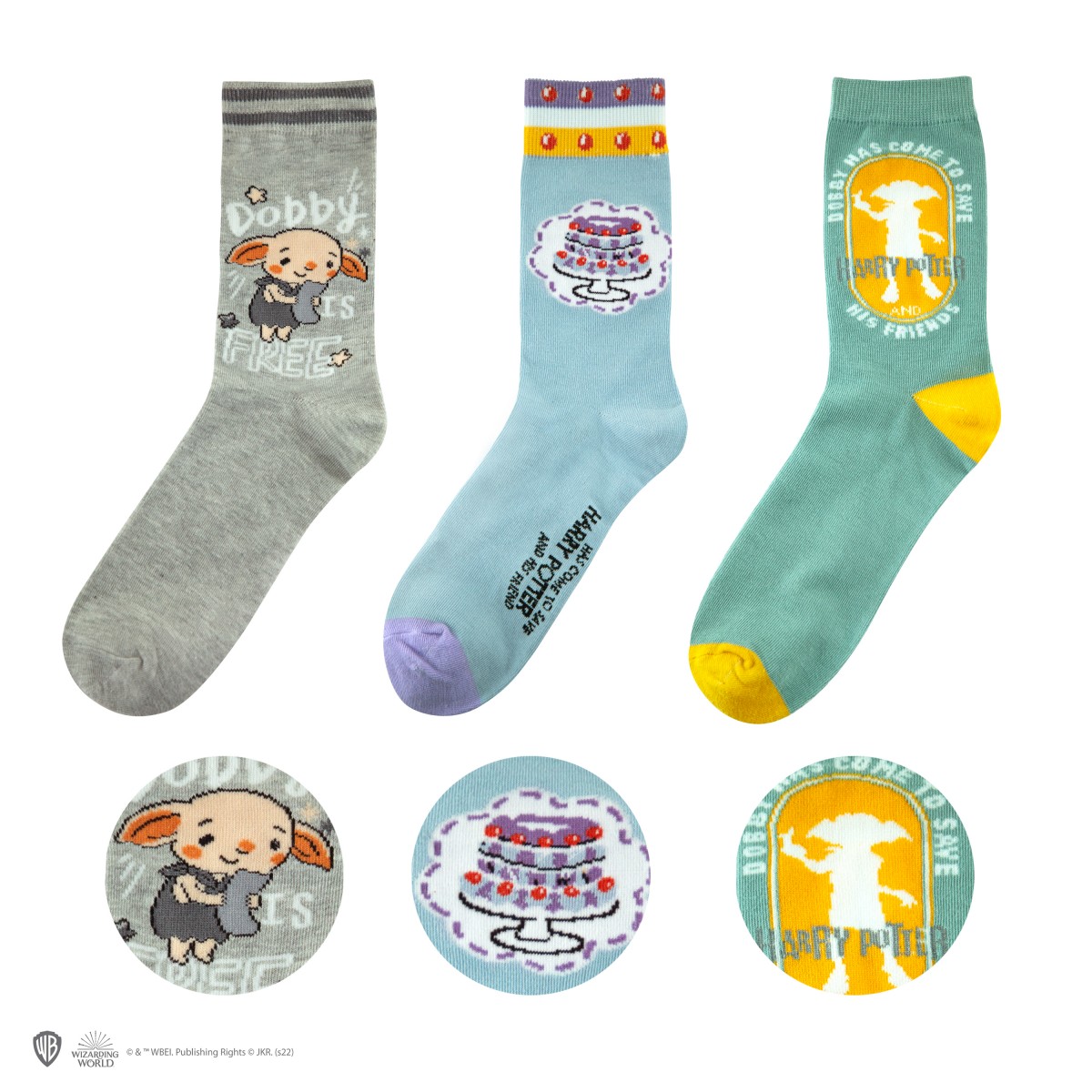 Harry Potter Socks Set of 3 Dobby | PAN Vision