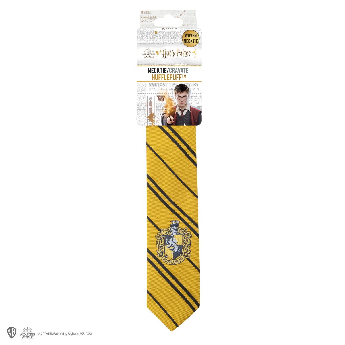 HP Necktie Woven Hufflepuff Adult | PAN Vision