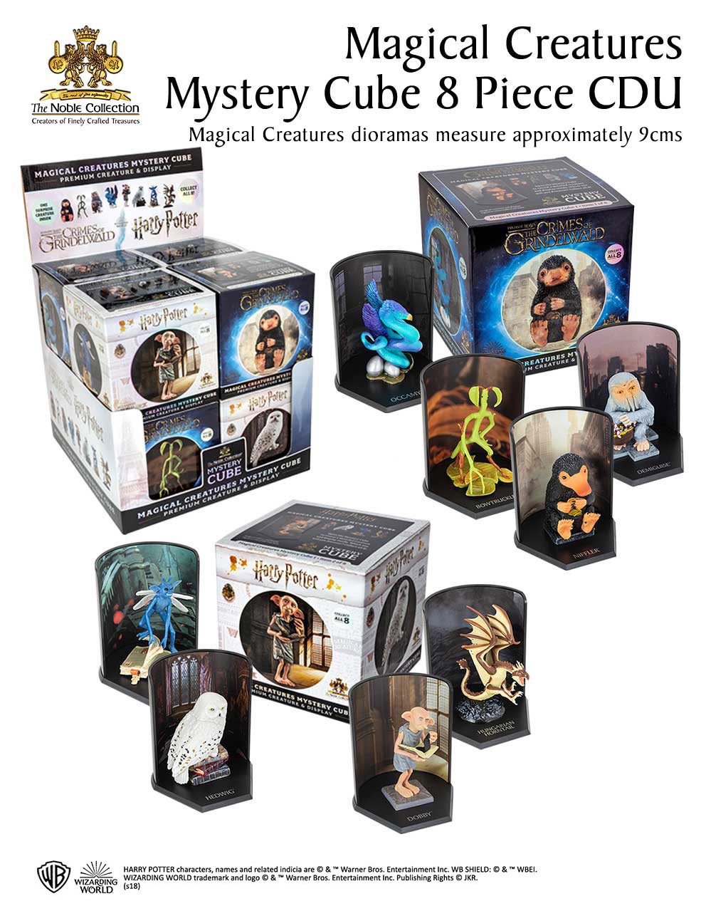 HP - Magical Creatures Mystery Cube2 - x 8 styles | PAN Vision