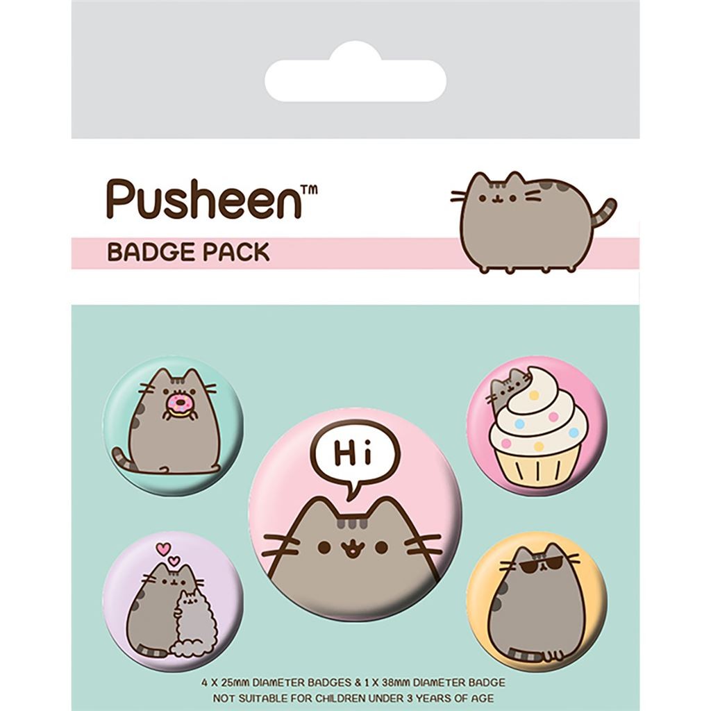Badge Pack Pusheen (Pusheen Says Hi) | PAN Vision