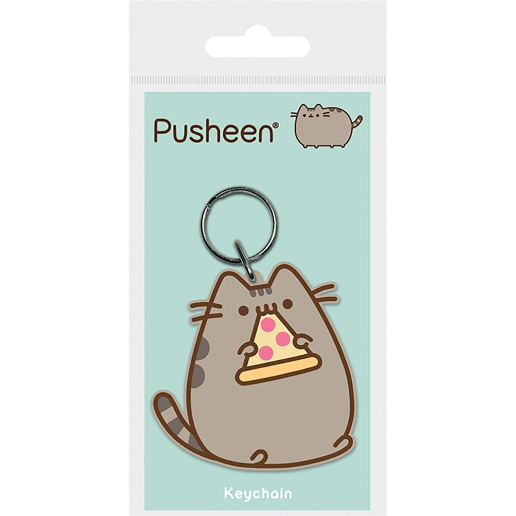 CDU Rubber Keychain Pusheen (Pizza) | PAN Vision