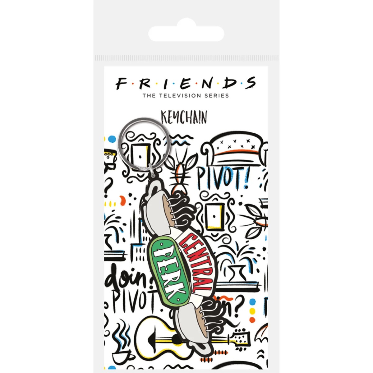 CDU PVC Keychain Friends (Central Perk Sketch) | PAN Vision
