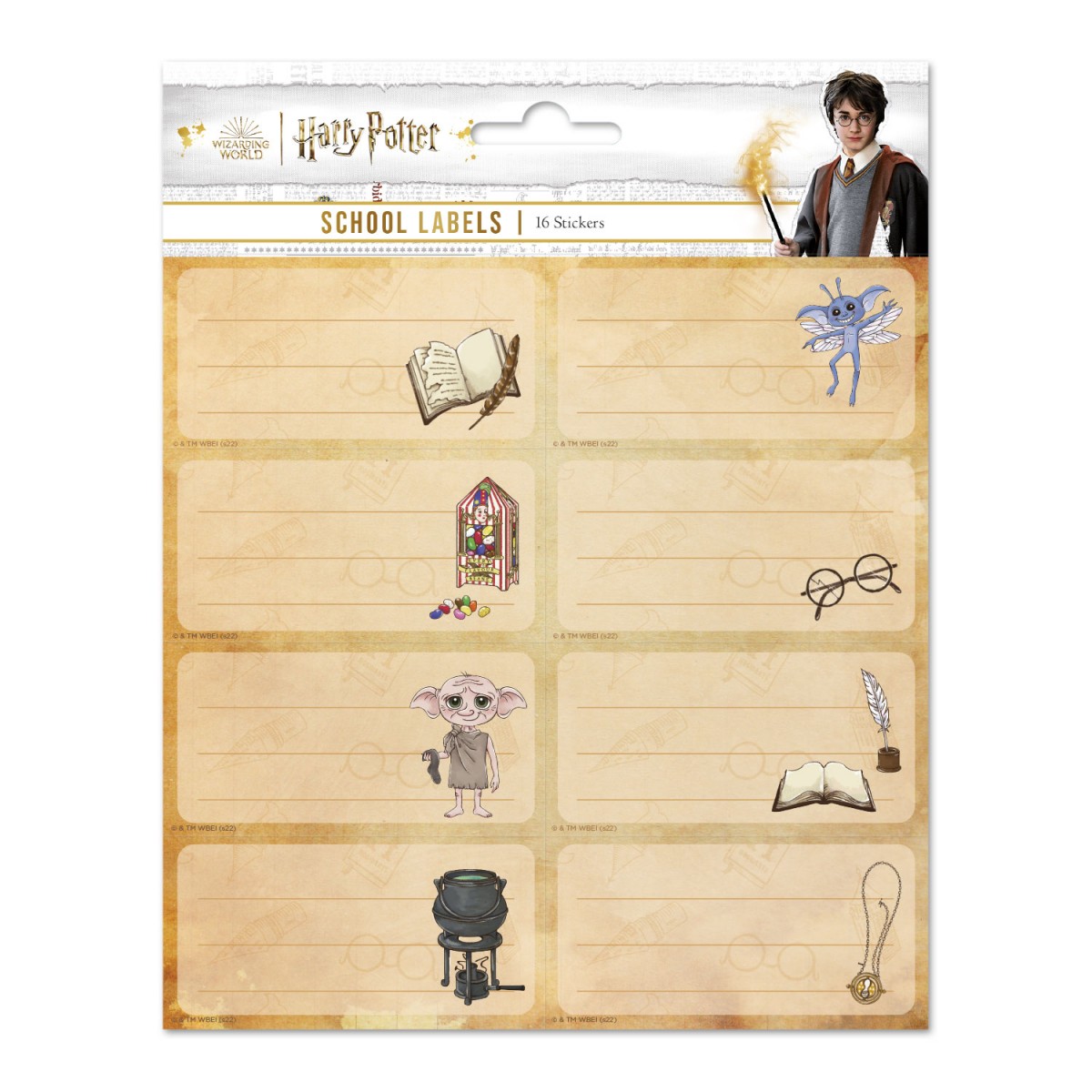 HARRY POTTER SELF-ADHESIVE LABELS | PAN Vision