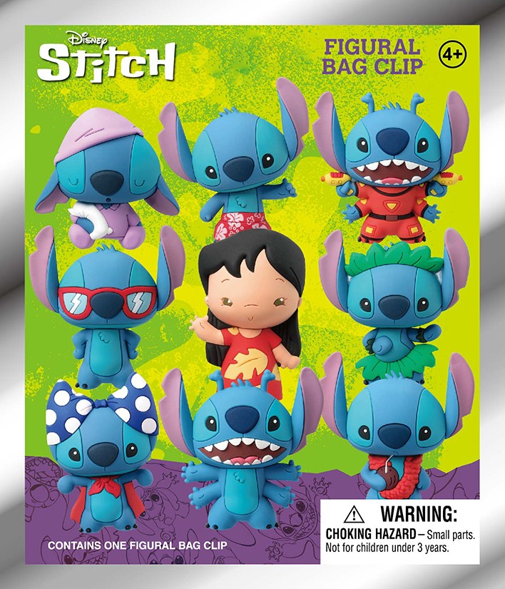 CDU 3D Foam Bag clips display (24 pcs) Disney Stitch | PAN Vision