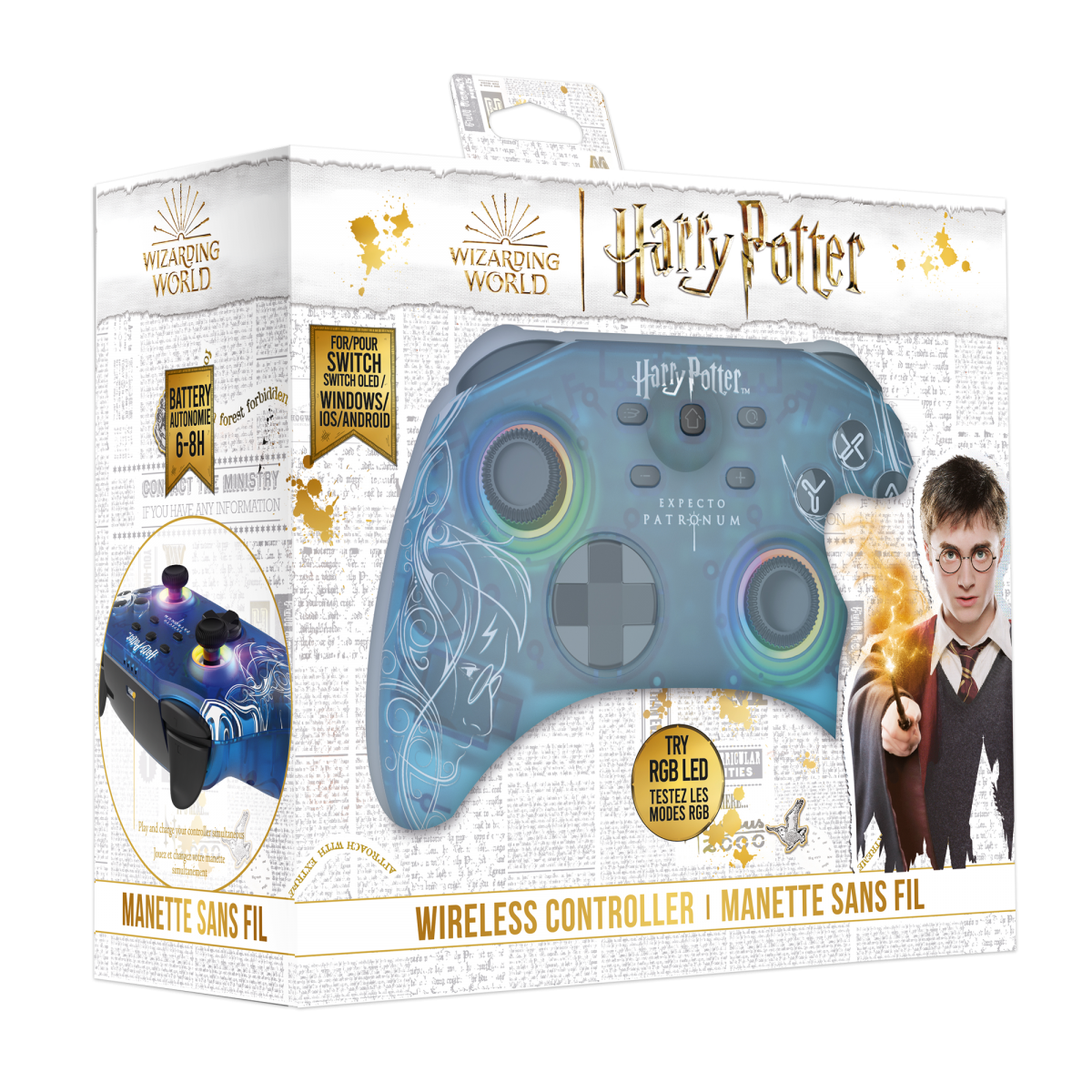 HP - Wireless NSW controller - Patronus (Blue Trans) | PAN Vision