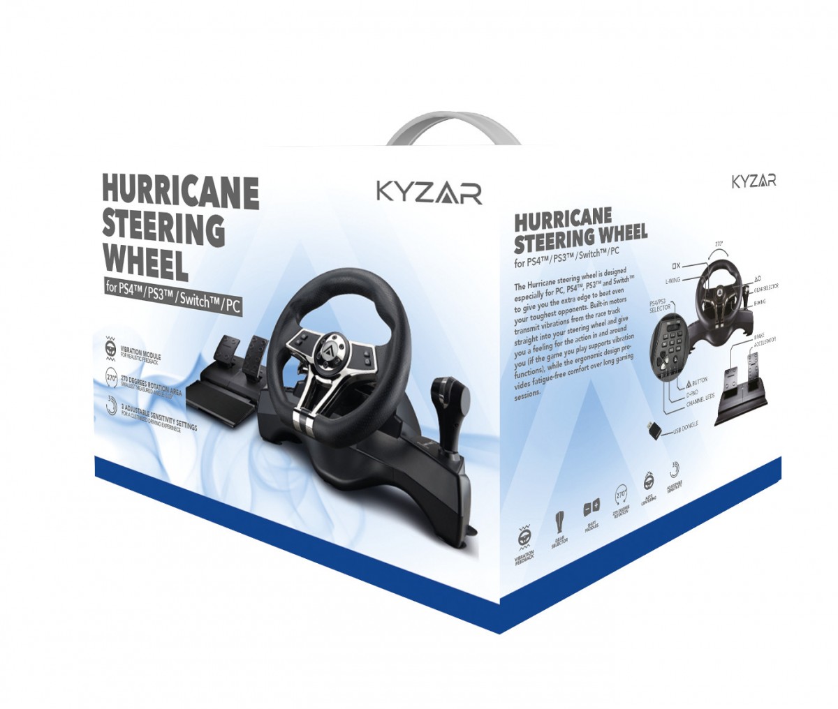 Kyzar Playstation Steering Wheel | PAN Vision